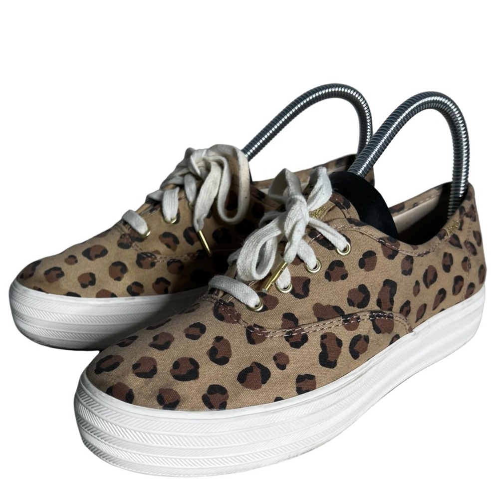 Keds Platform Women’s Animal Leopard Print Lace Up Br… - Gem